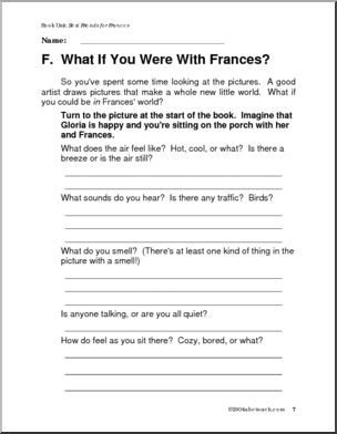 Book: Best Friends for Frances (primary) – Abcteach