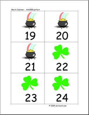 French: Calendrier en piÃ‹ces dÃˆtachÃˆes--mars | Abcteach