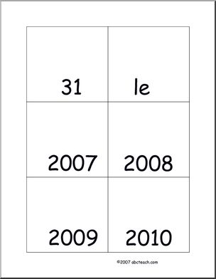 French: Calendrier en piÃ‹ces dÃˆtachÃˆes--mars | Abcteach