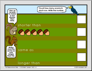 Fall Theme Math and Literacy Lessons - Fall Theme Measurement for First ...