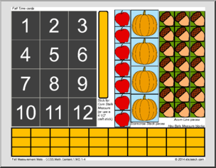 Fall Theme Math and Literacy Lessons - Fall Theme Measurement for First ...