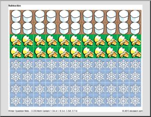 Operations & Algebraic Thinking, Subtraction - Winter Theme (grade 1 ...