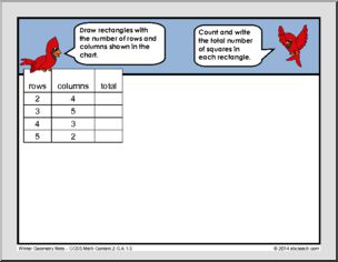 Geometry – Winter Theme (grade 2) Math Mats – Abcteach