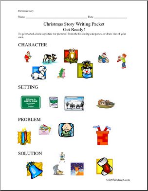 Christmas (elementary) Writing Prompt I abcteach.com