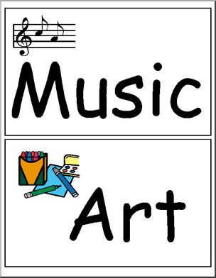 Signs: Classroom Subject (set 4) | Abcteach