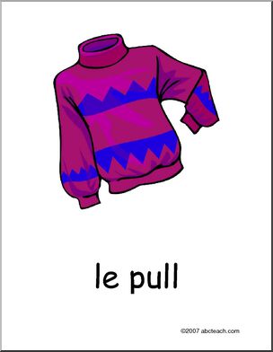 French: Clothing Posters 7-12 – Abcteach