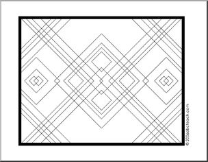 Coloring Pages: Op Art (set) | Abcteach