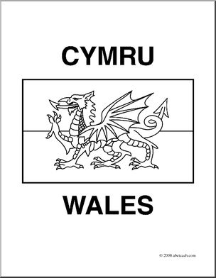 Welsh Flag Clipart Borders