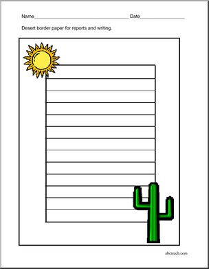 Research and Report: Desert – Abcteach