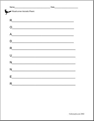 Desert Poetry Prompts I abcteach.com