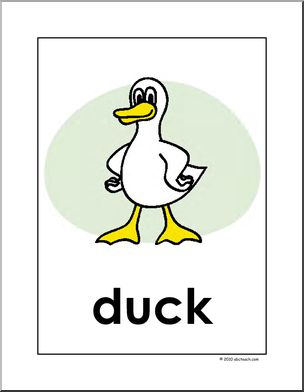 Posters D-G (color) (k-1/elem)' Dolch Nouns I abcteach.com