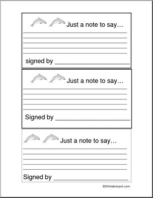 Assignment Forms: Dolphins (all ages) – Abcteach