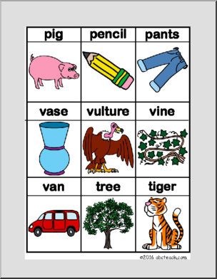 Folder Game - Space Starts (beginning sounds b, d, p, t, v)' Phonics I ...