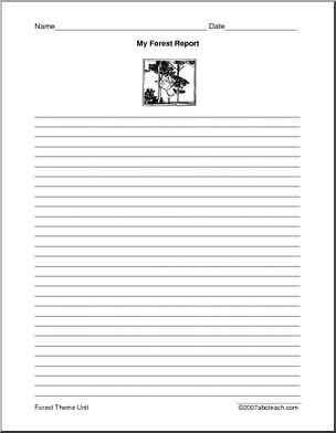 Research and Report Form: Forests – Abcteach