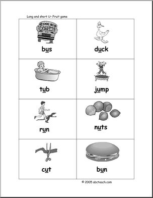Fun Fruit (elem) Board Game – Abcteach