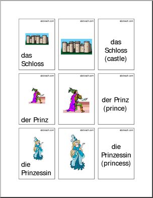 German: Flashcards - Fairy Tales | Abcteach