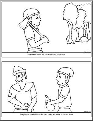 Fairy Tales - The Golden Goose (Elementary) Story Sequencing I abcteach.com