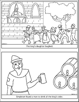 Fairy Tales - The Golden Goose (Elementary) Story Sequencing I abcteach.com