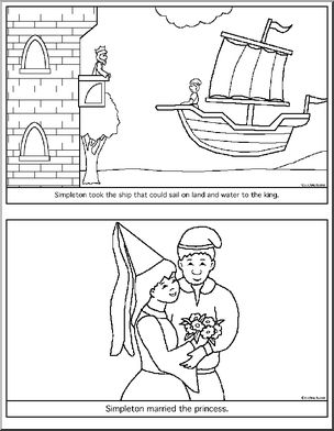 Fairy Tales - The Golden Goose (Elementary) Story Sequencing I abcteach.com