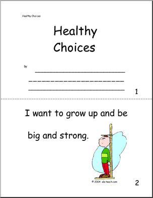 Booklet: Healthy Choices (primary) | Abcteach
