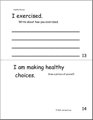 Booklet: Healthy Choices (primary) | Abcteach