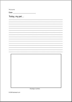 Project: Pet Journal Set (b/w) – Abcteach