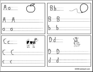 Manuscript - HWT-Styled - complete set | Abcteach