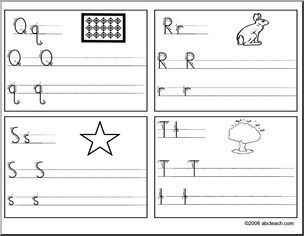 Manuscript - HWT-Styled - complete set | Abcteach