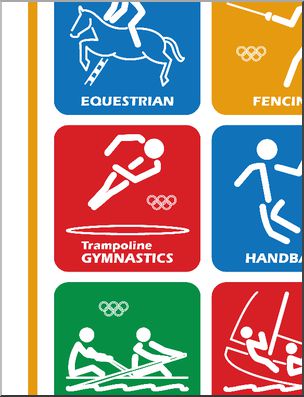 Summer Olympics: Color Poster