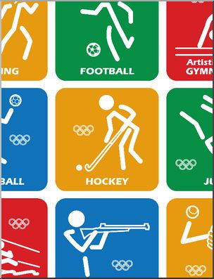 Summer Olympics: Color Poster