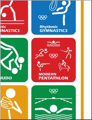 Summer Olympics: Color Poster