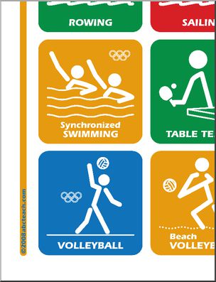 Summer Olympics: Color Poster