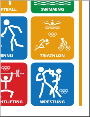 Summer Olympics: Color Poster