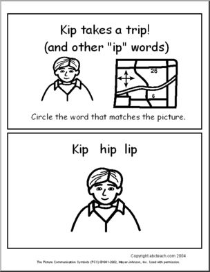 “ip” words (version 2) Word Family Booklet – Abcteach