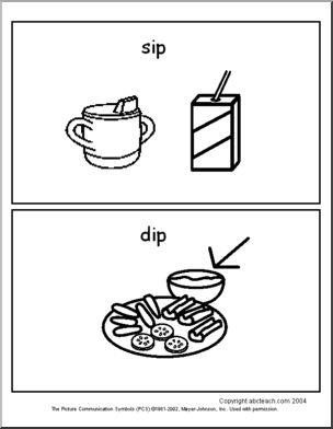 "ip" words (version 1) Word Family Booklet I abcteach.com