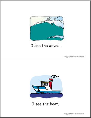 Early Reader: I see...(ocean) (color) | Abcteach