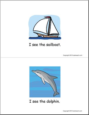 Early Reader: I see...(ocean) (color) | Abcteach