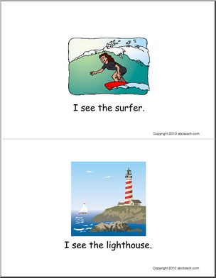 Early Reader: I see...(ocean) (color) | Abcteach