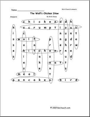 Book: The Wolf's Chicken Stew (pre-k/primary) | Abcteach