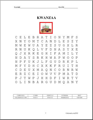 Comprehension: Kwanzaa (elementary) | Abcteach