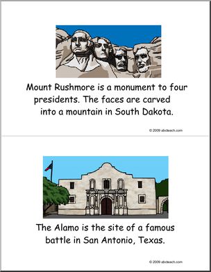 Early Reader: U.S. Landmarks (color) – Abcteach