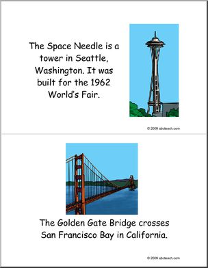 Early Reader: U.S. Landmarks (color) – Abcteach