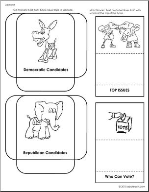 Lapbook: Elections (elem) – Abcteach
