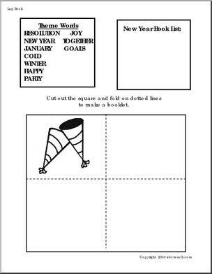 Lapbook: New Year Theme – Abcteach