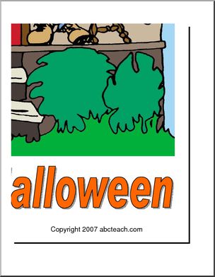 Large Poster: Happy Halloween | Abcteach