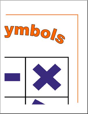 Large Poster: Math Symbols – Abcteach