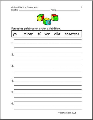 Spelling – Abcteach