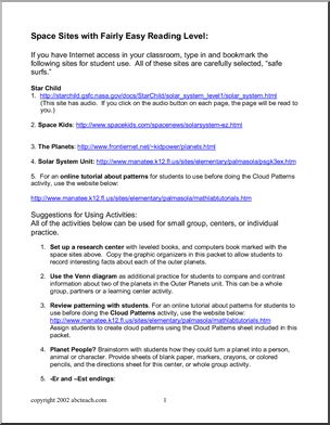Unit: The Outer Planets 2 (elem/ upper elem) | Abcteach