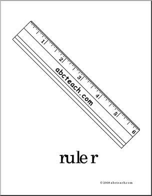 Ruler Coloring Page