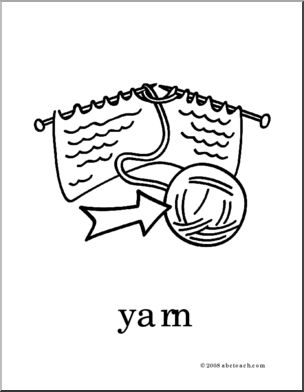 Coloring Pages: My Letter Y Coloring Book – Abcteach